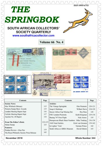 South African Philately and SA Collectors Society Website